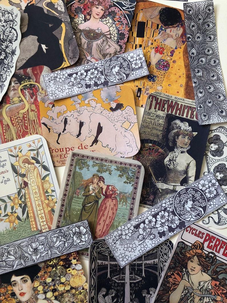 Art Deco Style Stickers. Pretty Period Style Stickers. - Etsy