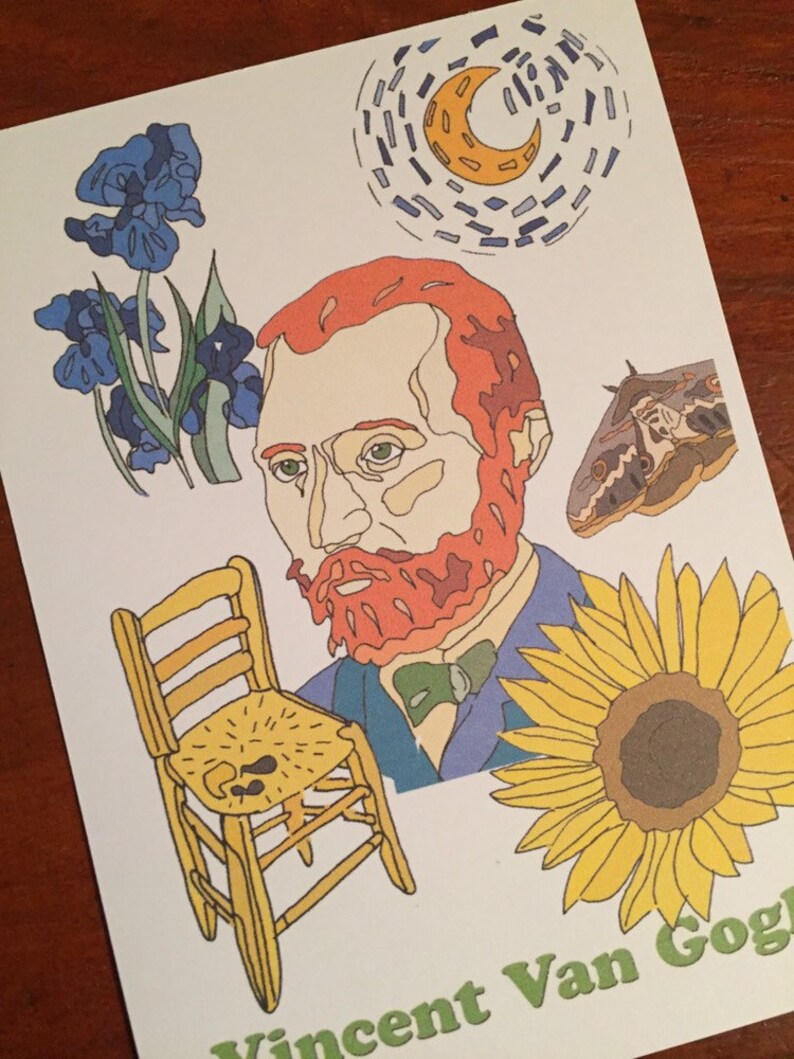 Famous Artist Prints. Van Gogh Salvador Dali Picasso and - Etsy