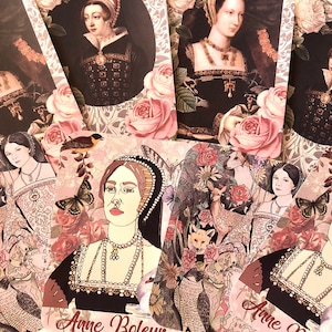 Anne Boleyn Stickers - Tudor Style Stickers - Etsy