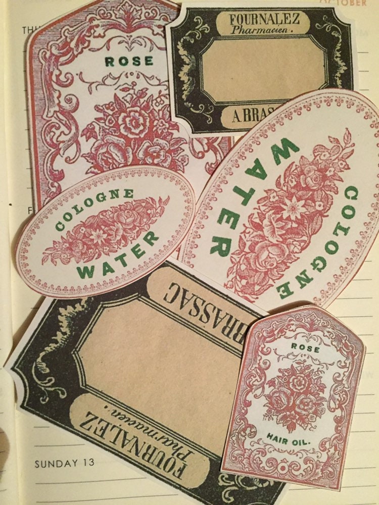 Label Stickers Old Fashion Label Stickers Junk Journal | Etsy