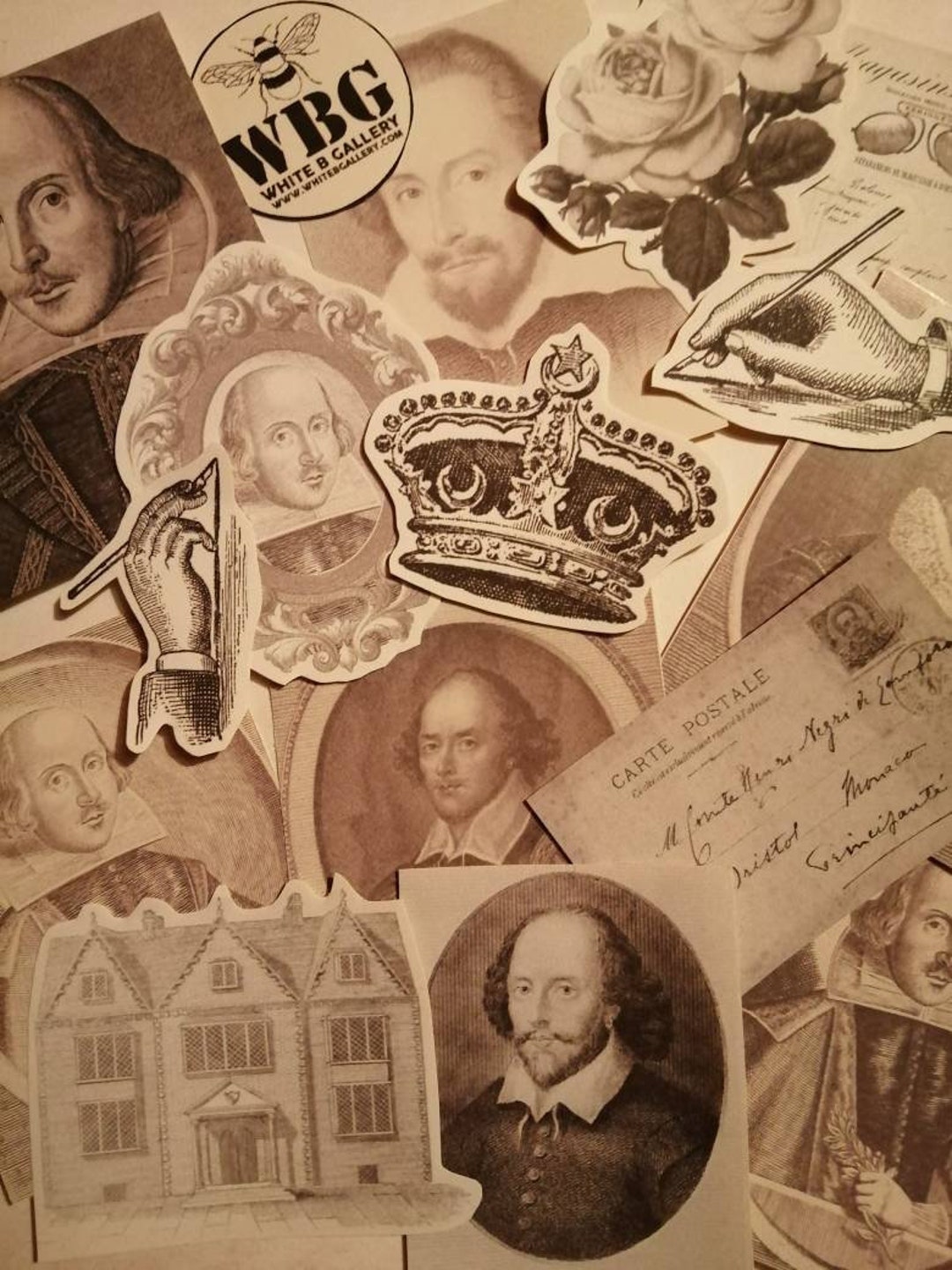 Shakespeare Stickers for Your Journal, Planner, Card Making and More ...