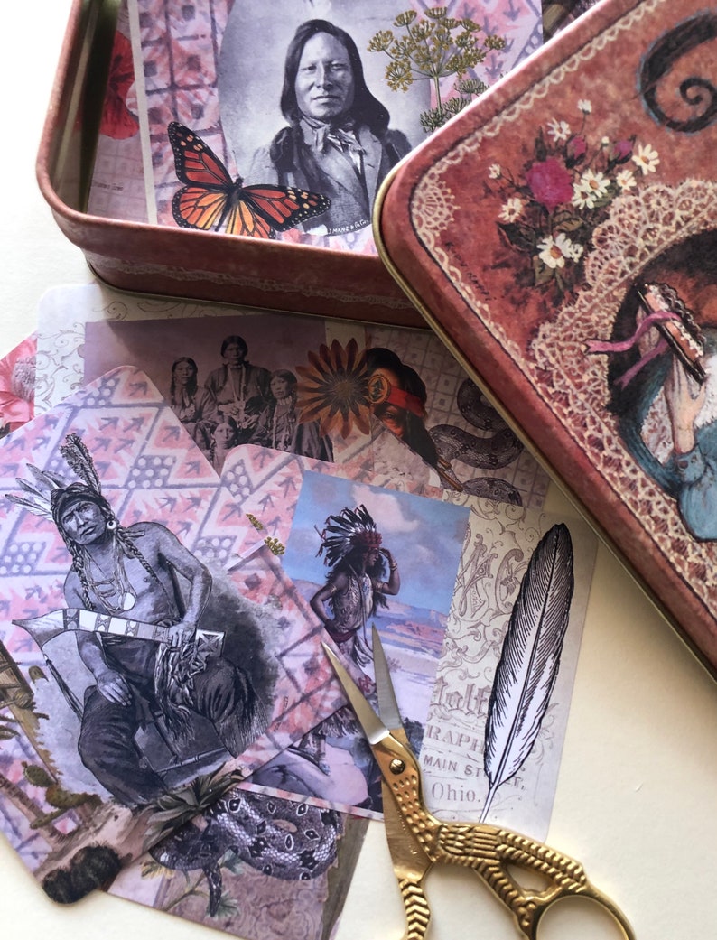 Native American Indian Stickers. Beautiful Vintage Style - Etsy UK