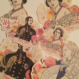 Queen Victoria Stickers, Historical England Queen, 15pc - Etsy
