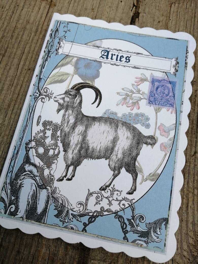Zodiac Sign Cards - Etsy UK