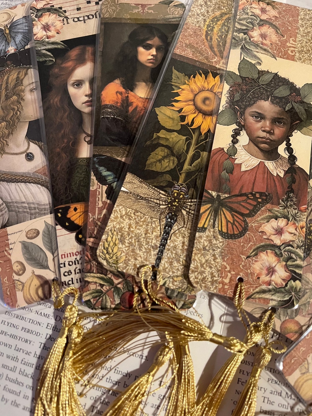 Nature Bookmarks. 8 Beautiful Nature Inspire Bookmarks - Etsy