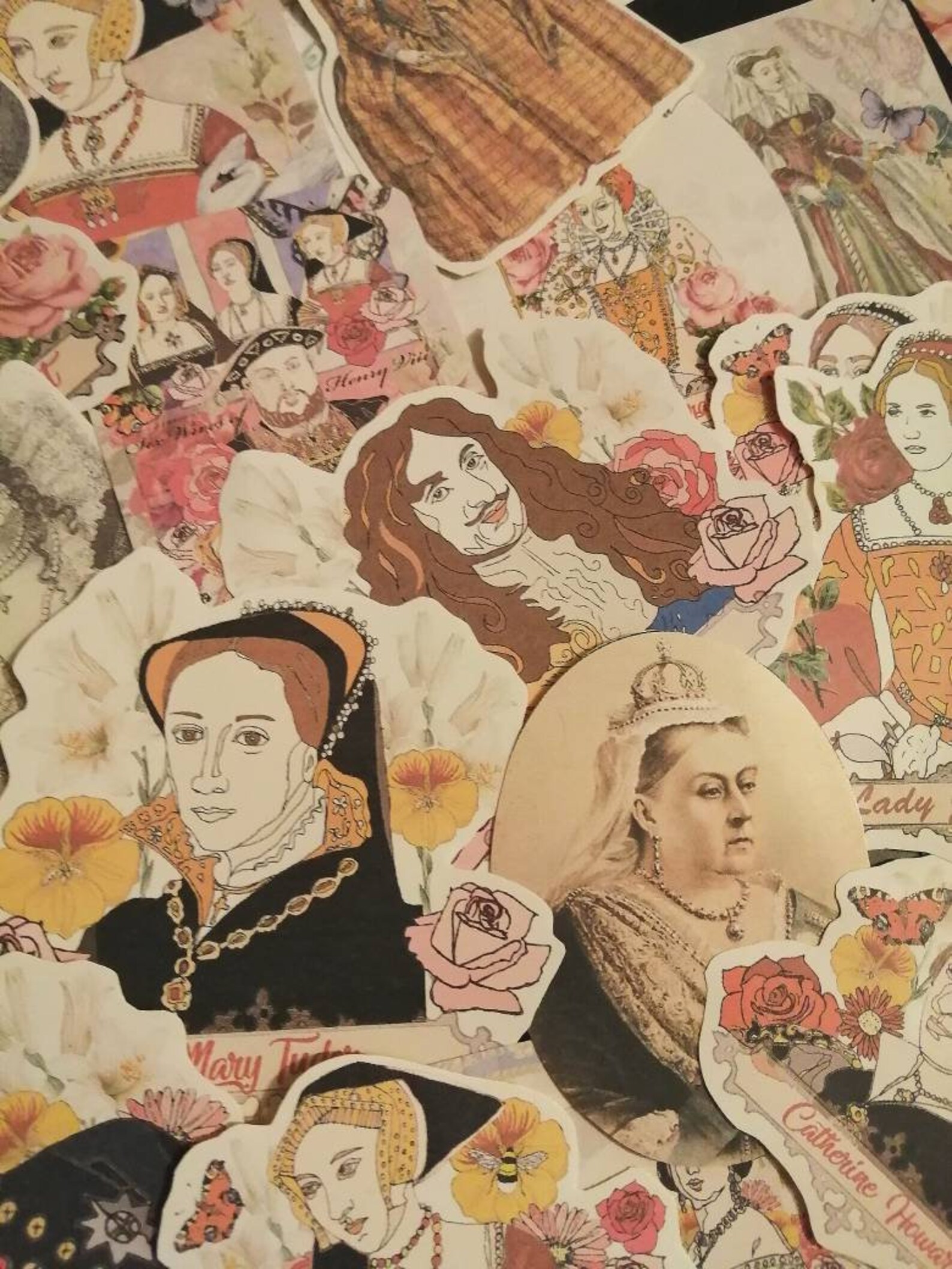 Royalty Stickers Ready to Stick in Your Journal Featuring | Etsy UK