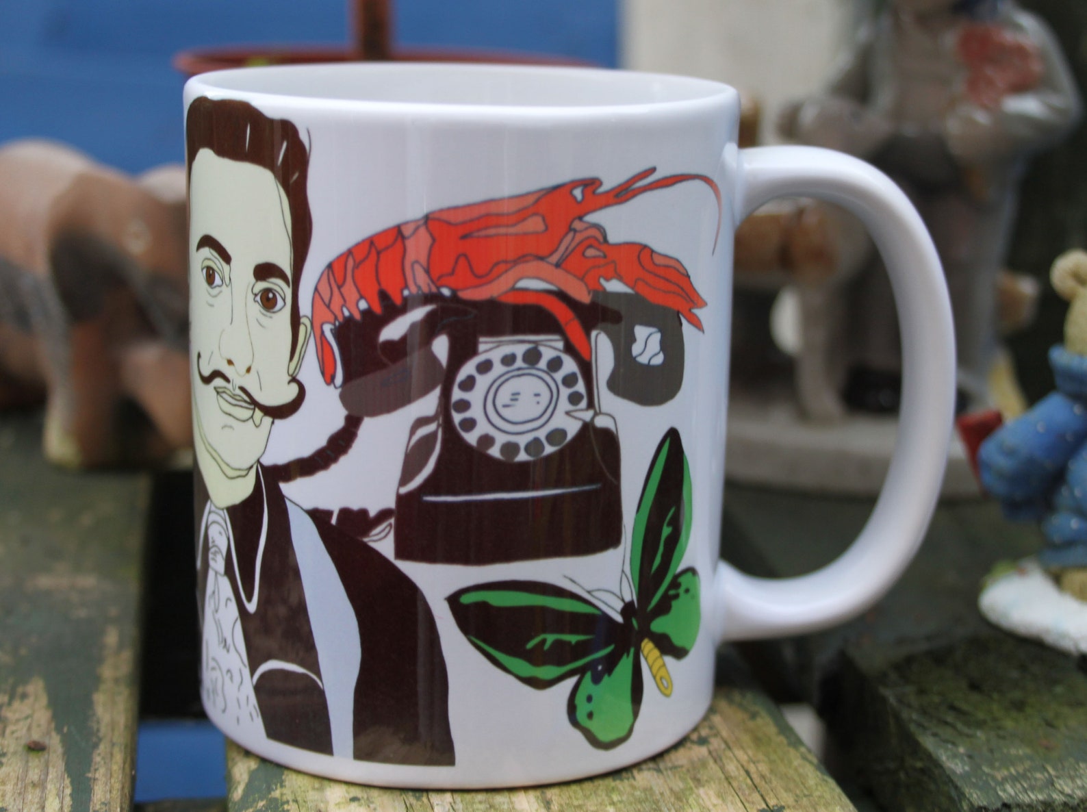 Salvador Dali Mug With Clocks and Butterflies - Etsy UK