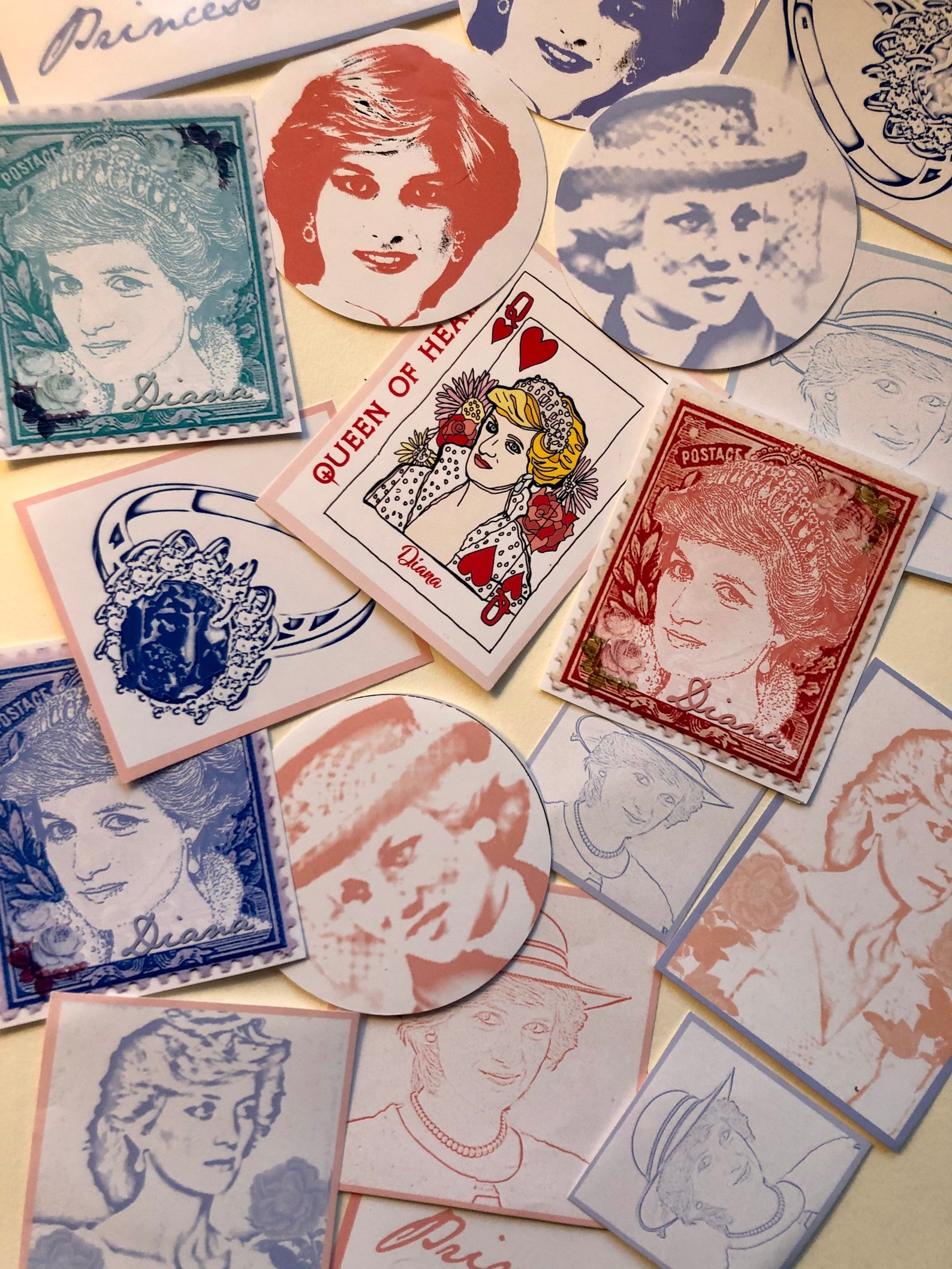 Lady Diana Stickers. Princess Diana Stickers - Etsy UK