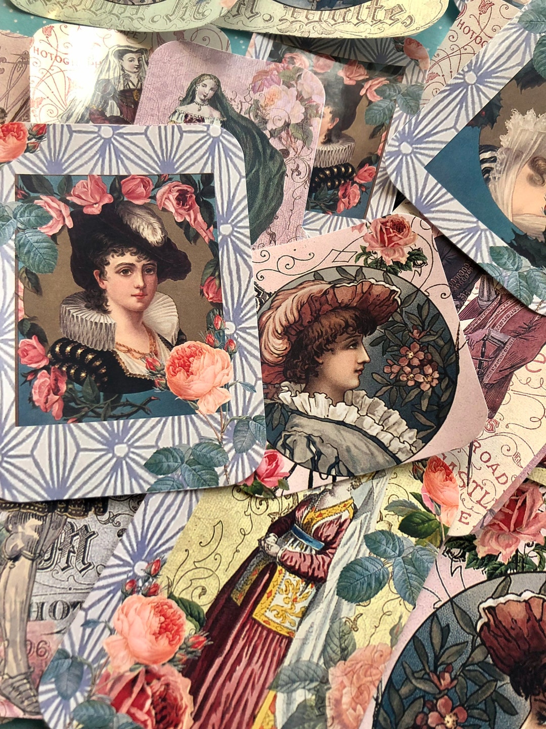 Medieval Style Stickers. Pretty Vintage Style Stickers. Renaissance ...