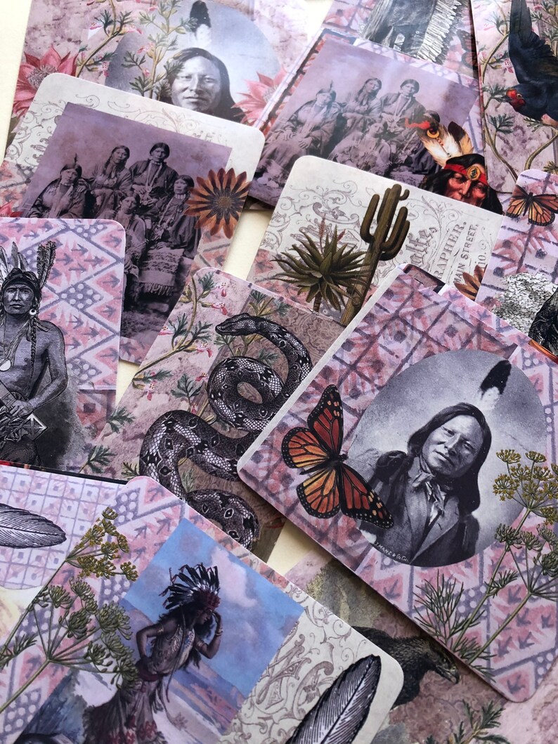 Native American Indian Stickers. Beautiful Vintage Style - Etsy UK