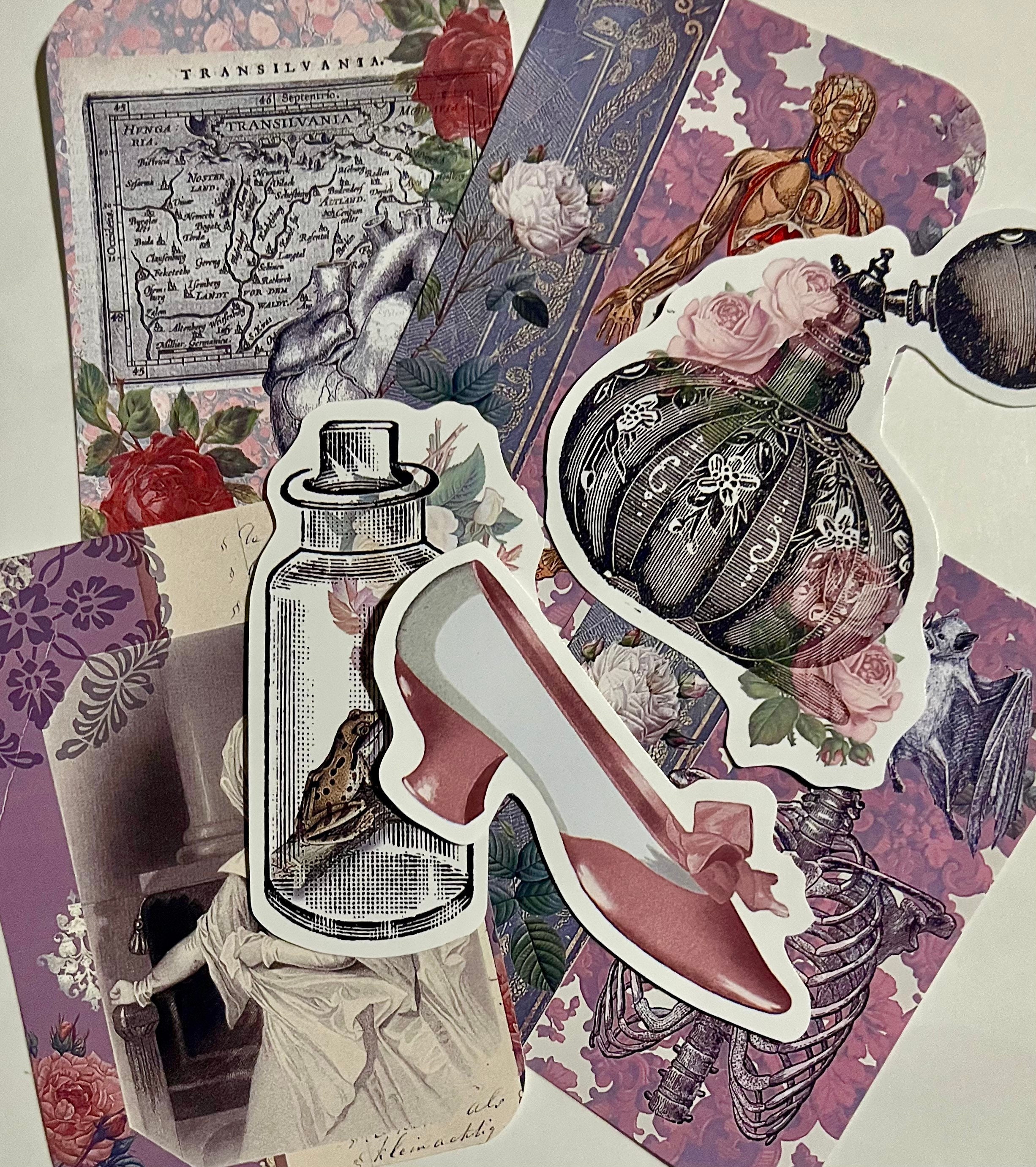 Vampire Sticker Set. Victorian Style Dracula Stickers. Bram - Etsy