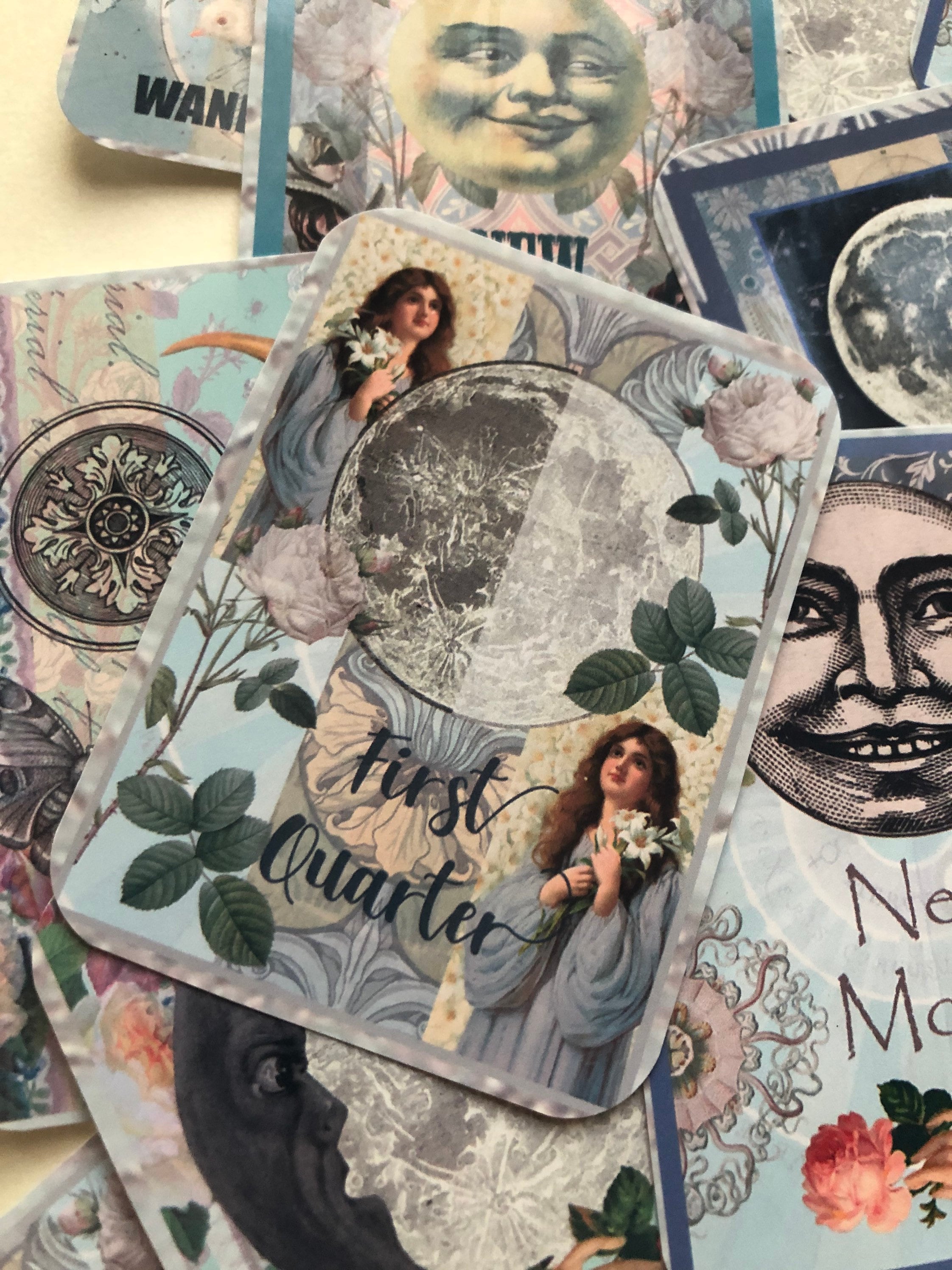 Moon Stickers. Moon Phase Stickers | Etsy