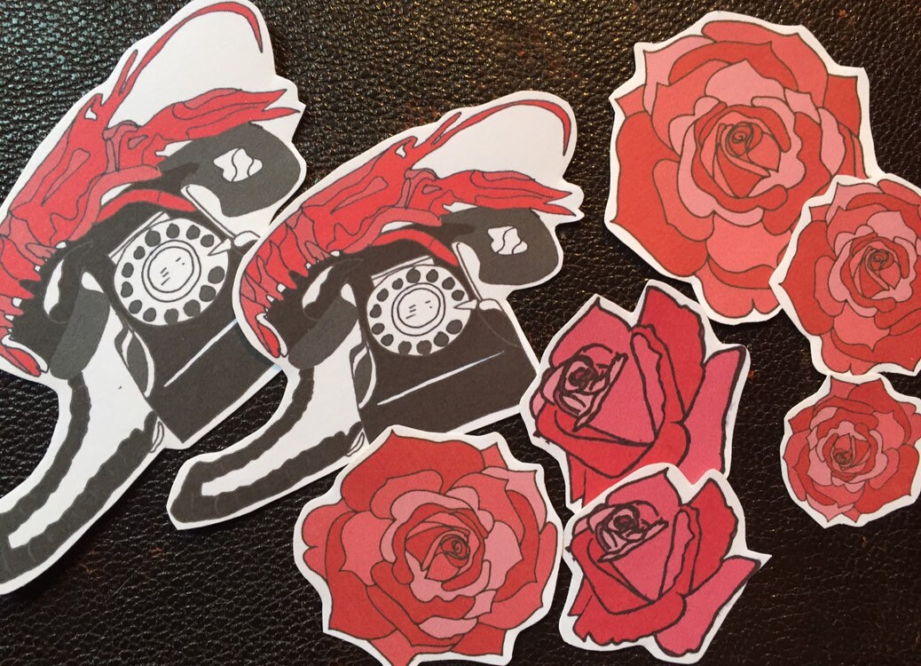 Salvador Dali Stickers for Your Laptop, Journal or Scrap Book ...