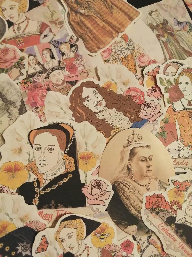 Royalty Stickers Ready to Stick in Your Journal Featuring - Etsy UK