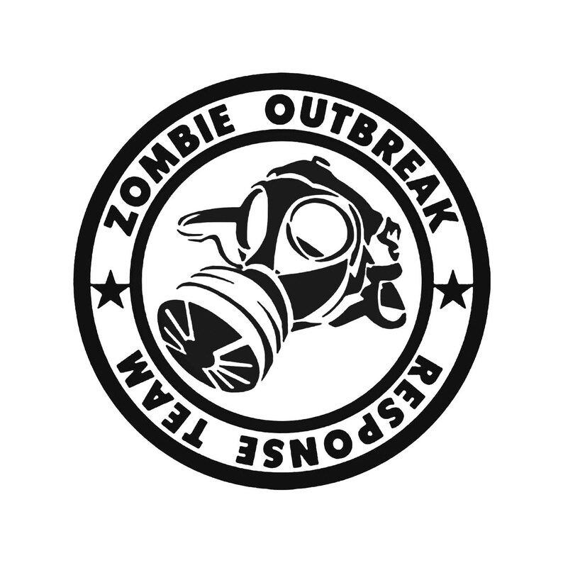 Zombie Outbreak Response Team SVG EPS JPEG Clean Lines - Etsy