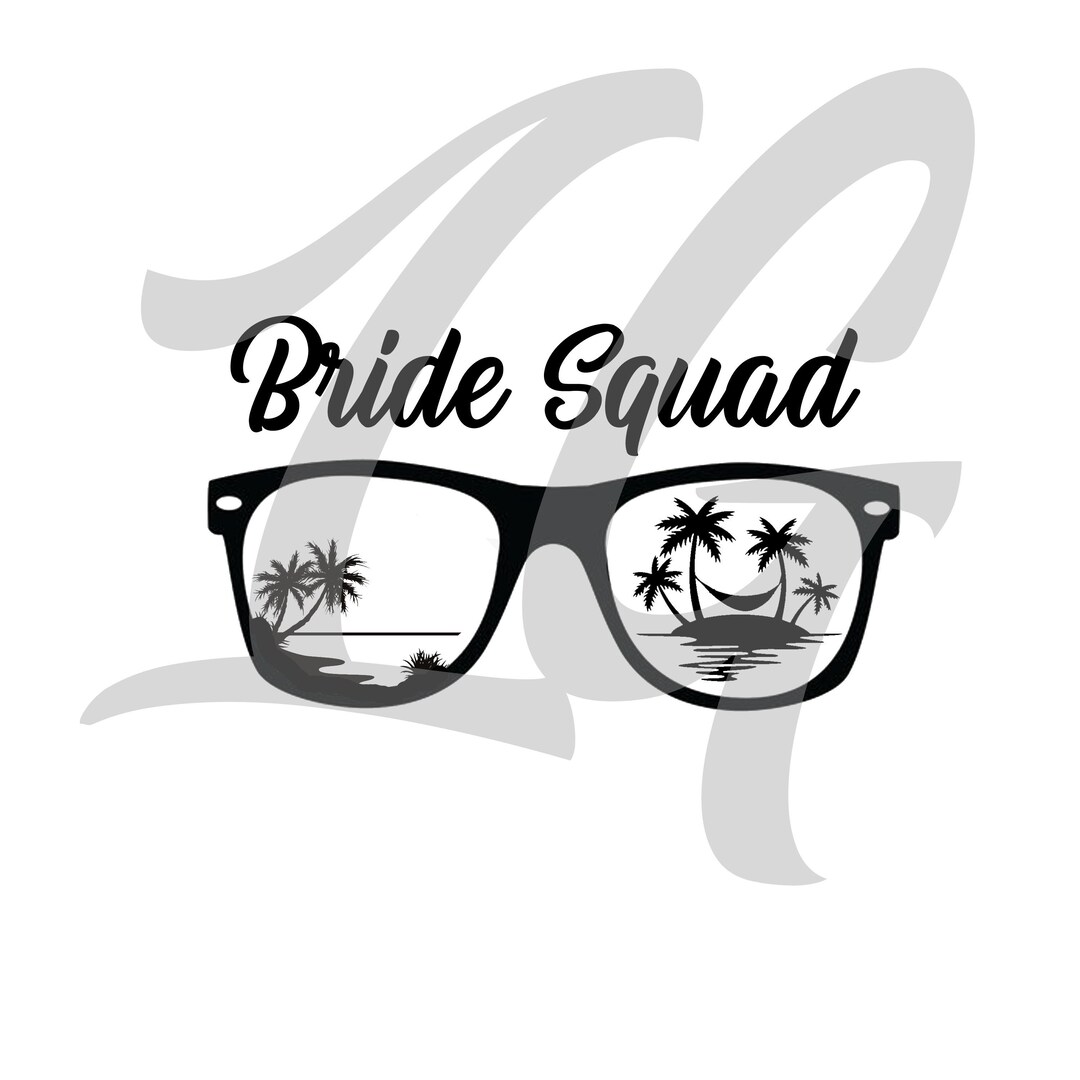 Bride Squad Svg Bride Svg Wedding Svg Bachelorette Party Bride