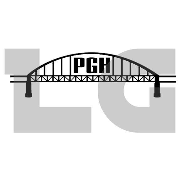 Pittsburgh Bridge Svg - Etsy