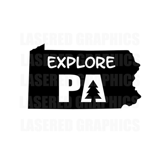 Explore PA Svg Pennsylvania Svg Camping PA Svg Pittsburgh | Etsy