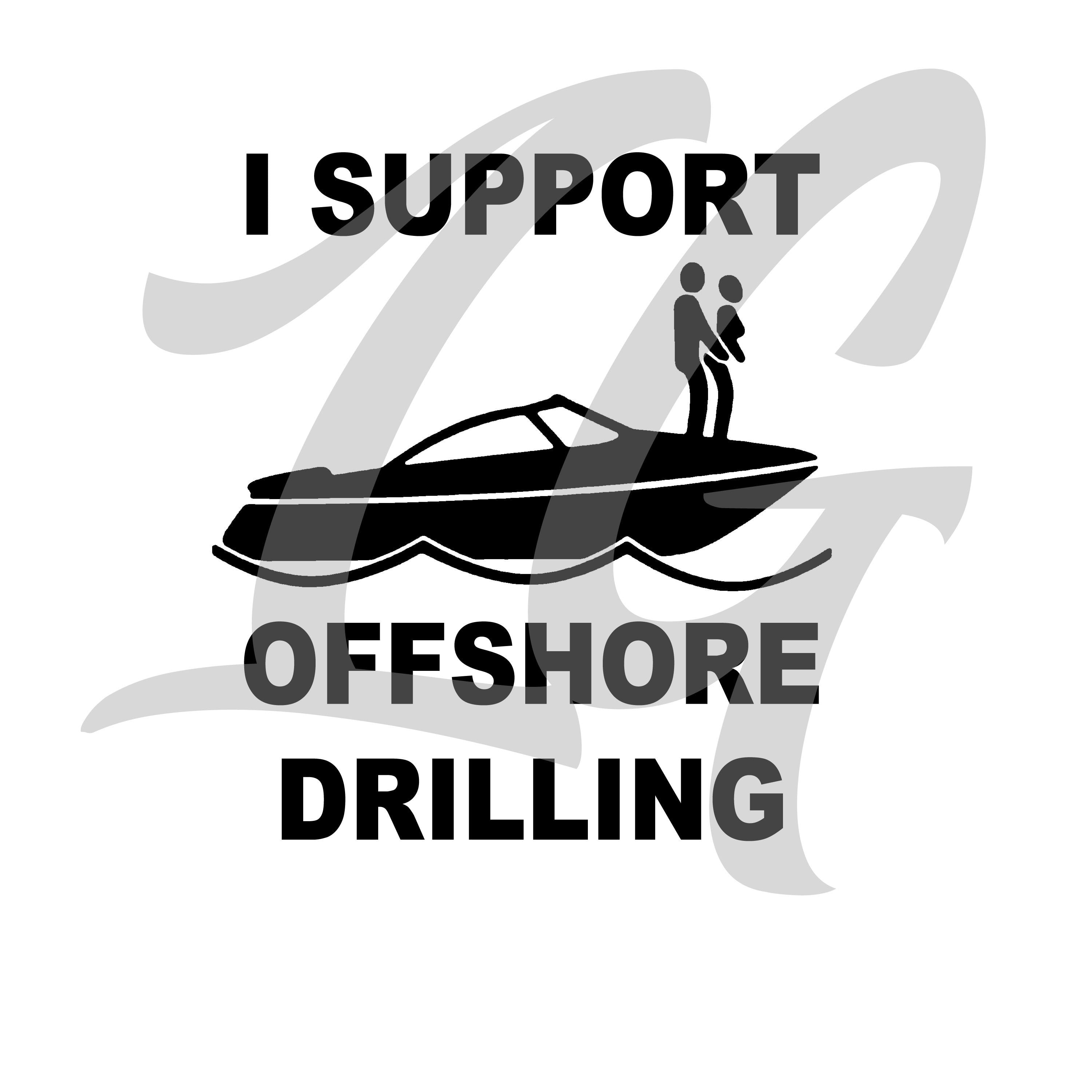 I Support Offshore Drilling Svg Beware of Offshore Drilling - Etsy ...