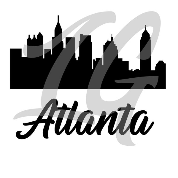 Atlanta Skyline - Etsy