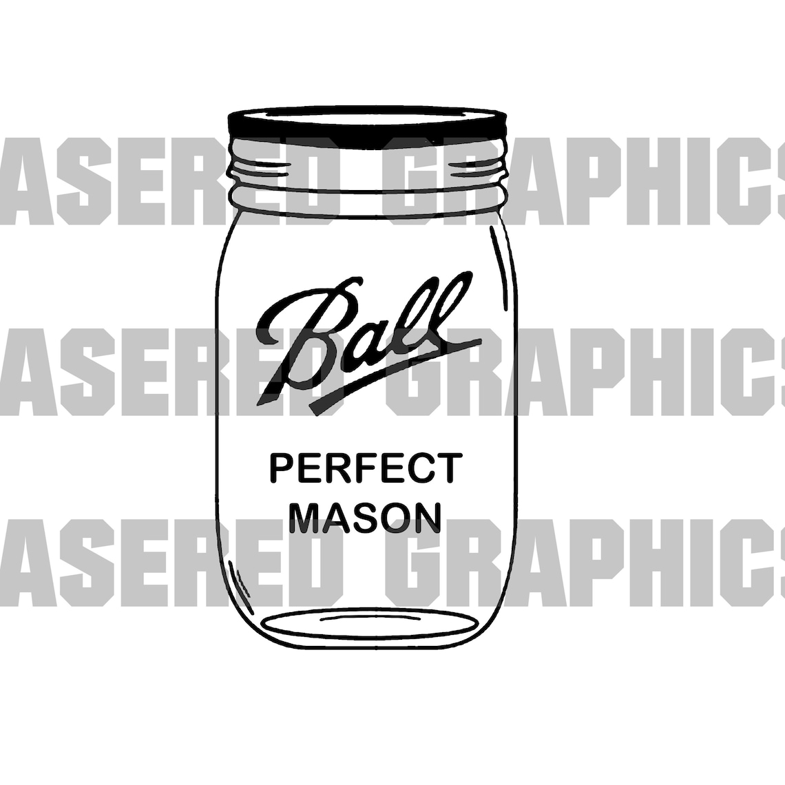 Ball Mason Pint Jar SVG Quart Jelly svg Canning Country | Etsy España