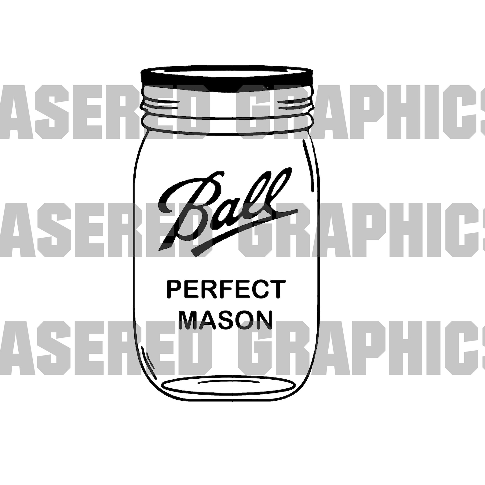 Ball Mason Pint Jar SVG, Quart Jelly Svg Canning Country Decor Svg ...