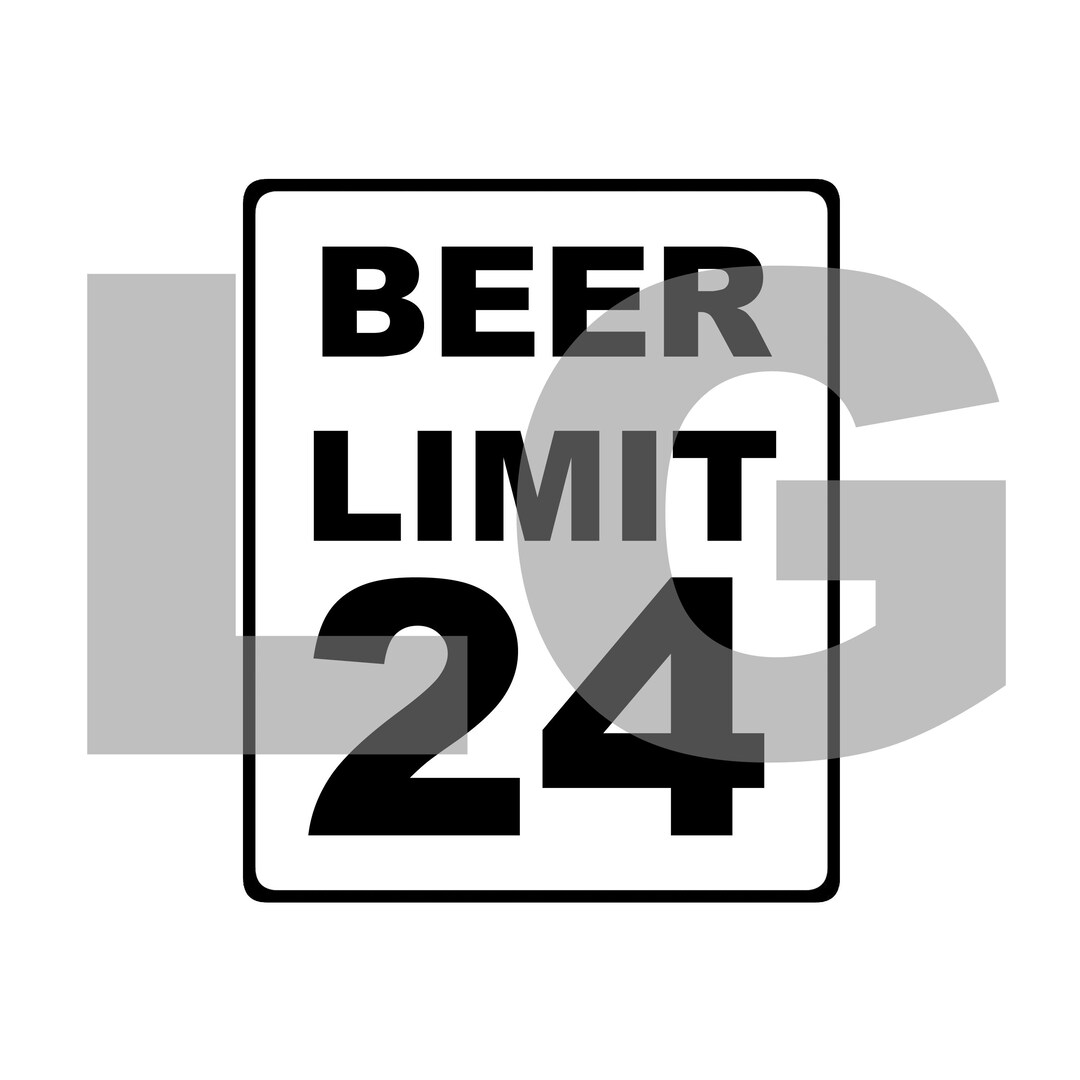 Beer Limit 24, MPH Speed Limit Sign Svg, Funny Sign, Silhouette Shadow ...
