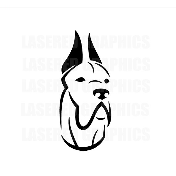 Great Dane Svg Great Dane Png Dog Svg Png Eps Instant | Etsy