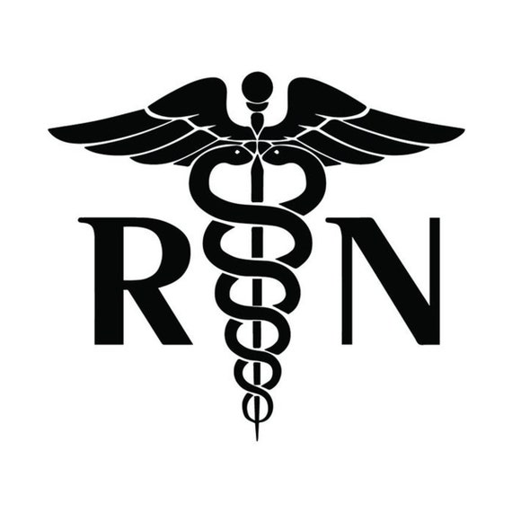 Nurse RN Svg Eps Jpeg Clean Lines & Ready for Your Project - Etsy