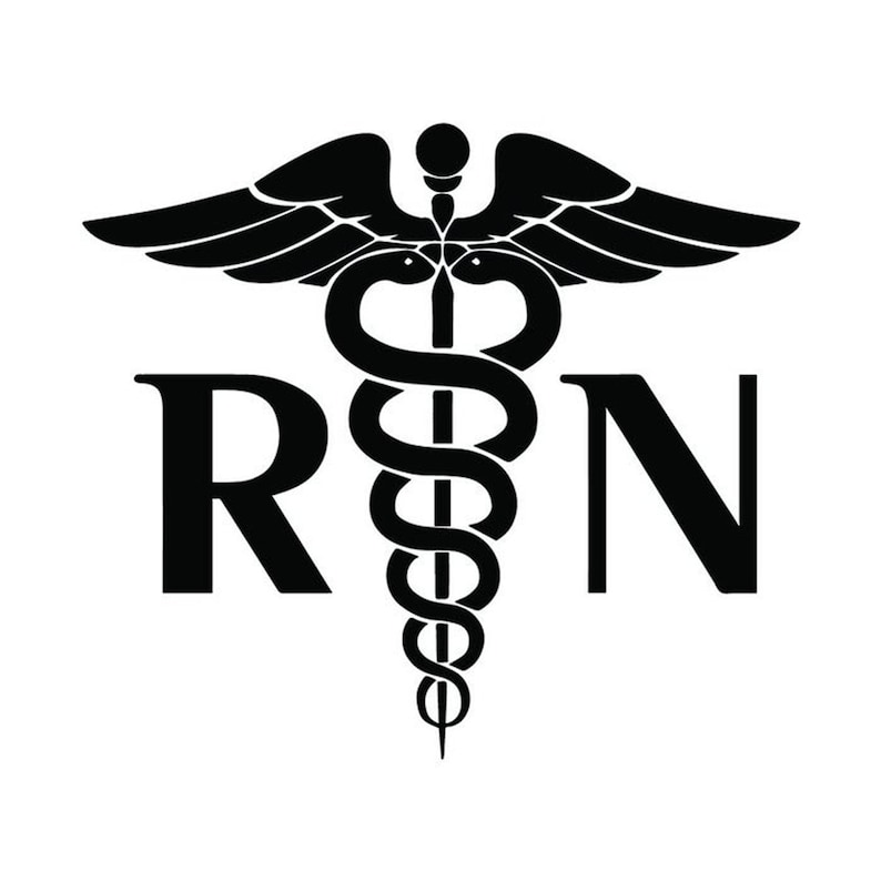 Nurse RN Svg, Eps, Jpeg Clean Lines & Ready for Your Project - Etsy