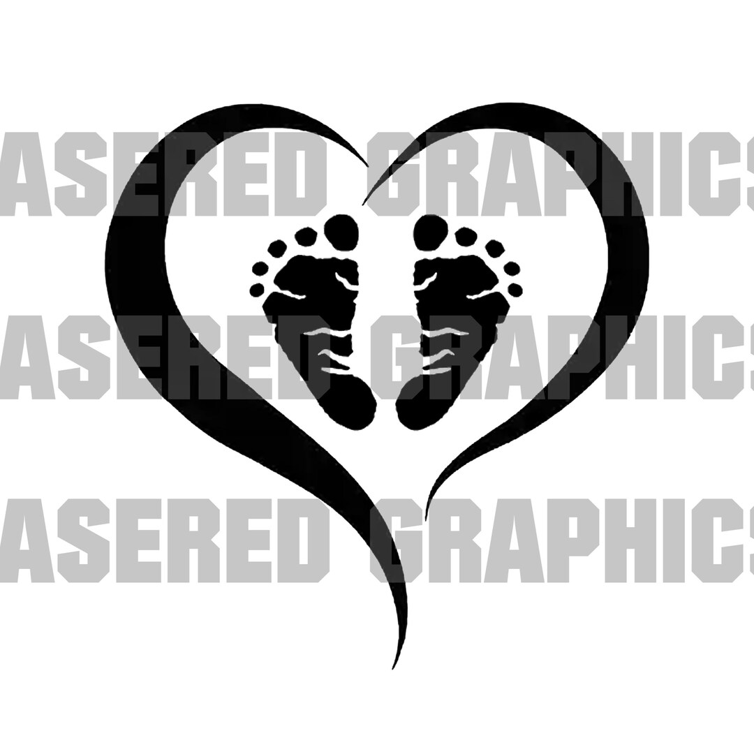 Baby Feet SVG File, Baby Feet Love Svg, Baby Foot Svg, Love Baby Feet ...