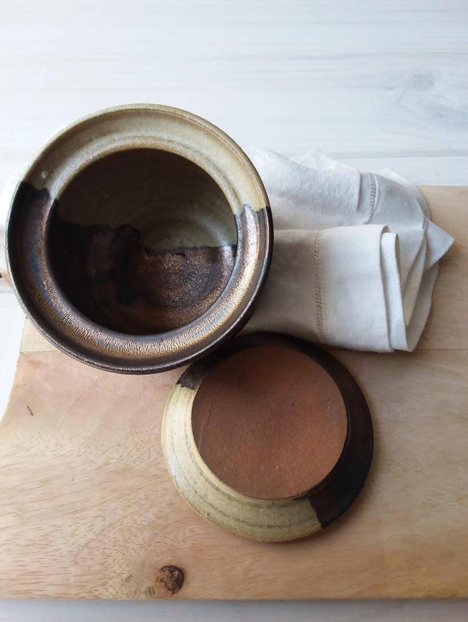 Ceramic Bowl Bowl With Lid Lidded Bowl Pottery Bowl Bronze | Etsy