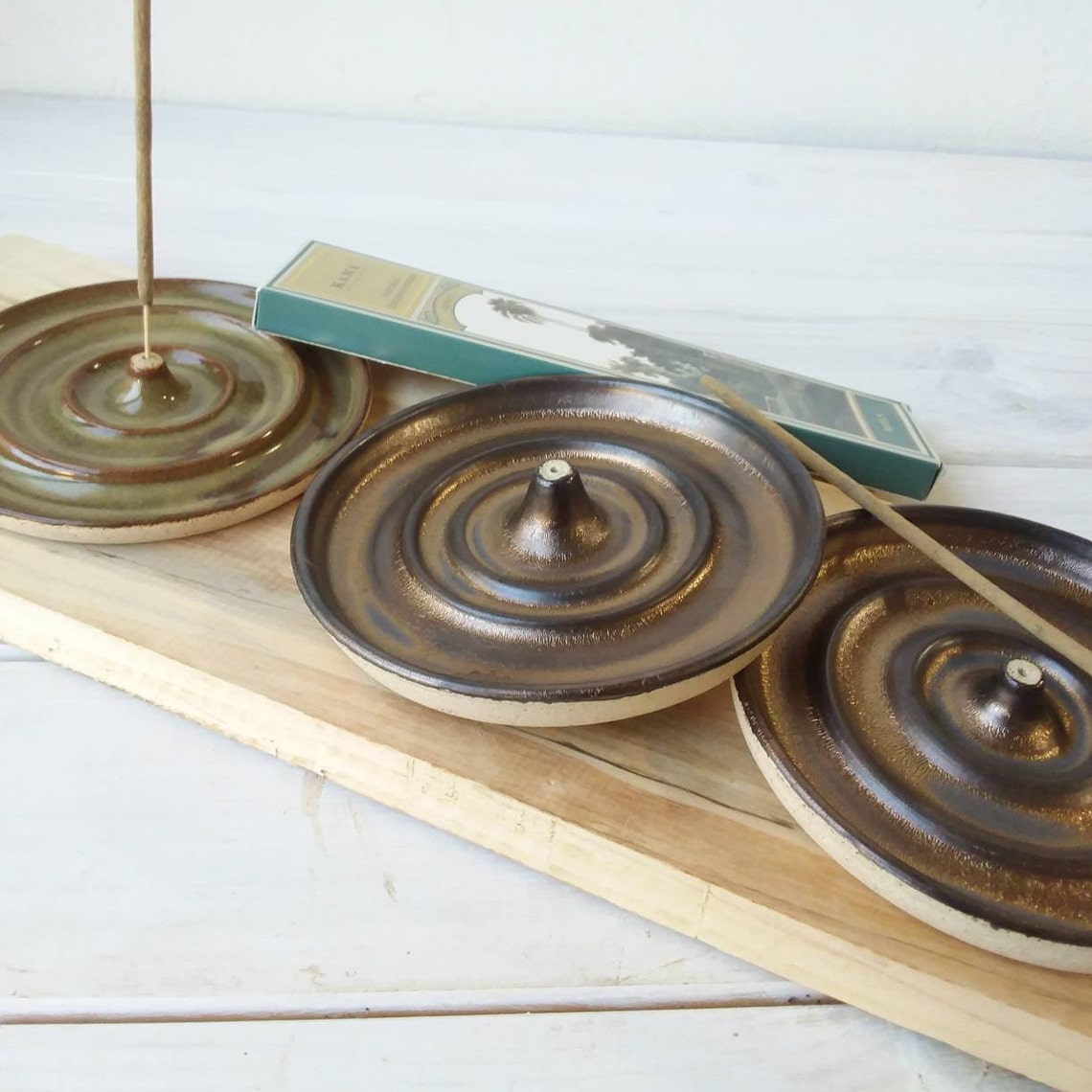 Ceramic Incense Holder Pottery Incense Burner White Pottery - Etsy