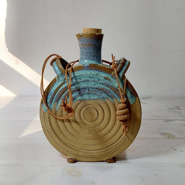 Ceramic Flask - Etsy