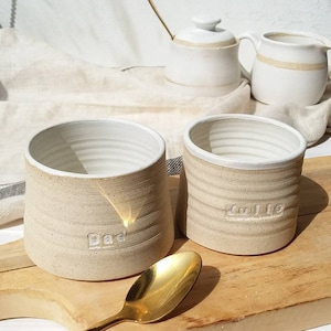 6 Fl. Oz. Personalized Coffee Cup, Ceramic Espresso Mug for Mom, Dad or ...