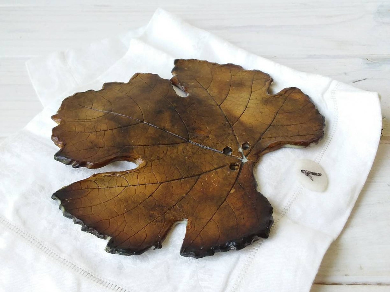 Ceramic Wall Hanging Ceramic Leaf Ceramic Vine Leaf Ceramic - Etsy