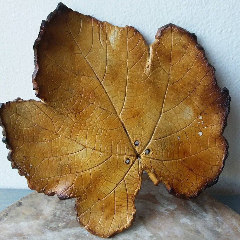 Ceramic Wall Hanging Ceramic Leaf Ceramic Vine Leaf Ceramic | Etsy