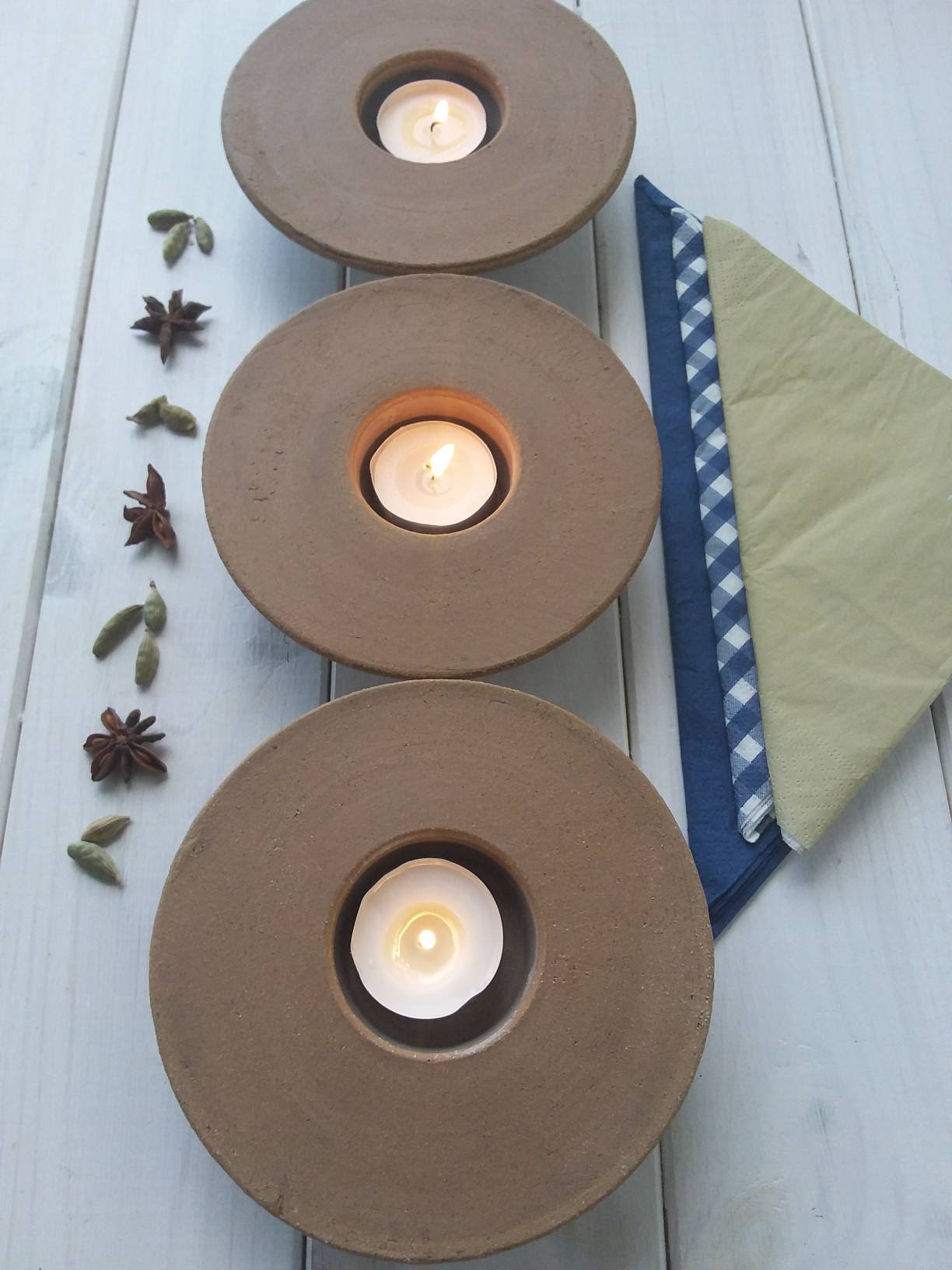 Ceramic Tealight Cup Tea Light Holder Shabbat Candleholder | Etsy