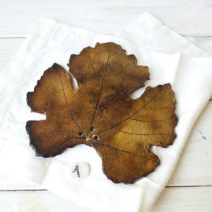Ceramic Wall Hanging, Ceramic Leaf, Ceramic Vine Leaf, Ceramic Wall Art ...