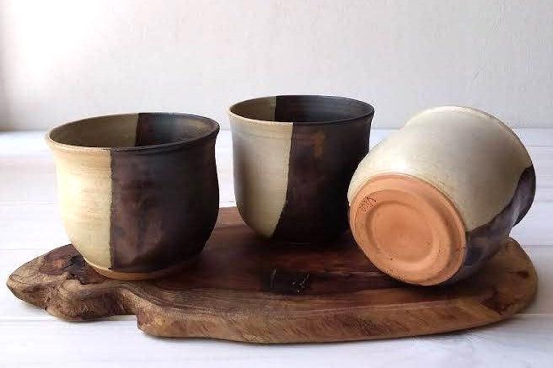 Bronze Pottery Mug, Ceramic Cup, Pottery Tea Cup, Small Coffee Cup ...