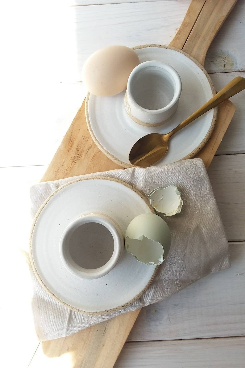 Personalized Ceramic Egg Cup Pottery Egg Holder Modern Egg - Etsy