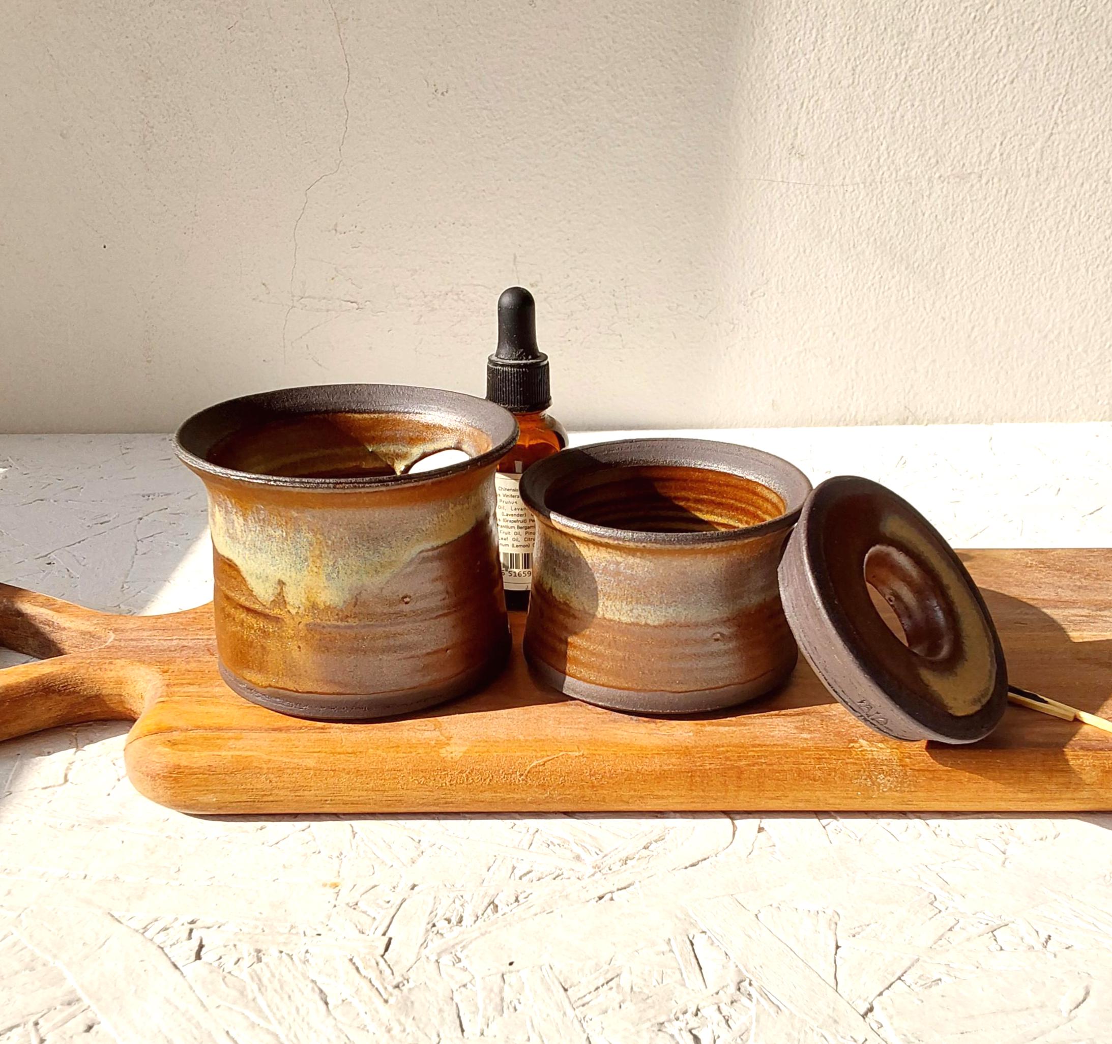 Handmade Ceramic Oil Diffuser, Essential Oil Burner for the Home or Spa ...