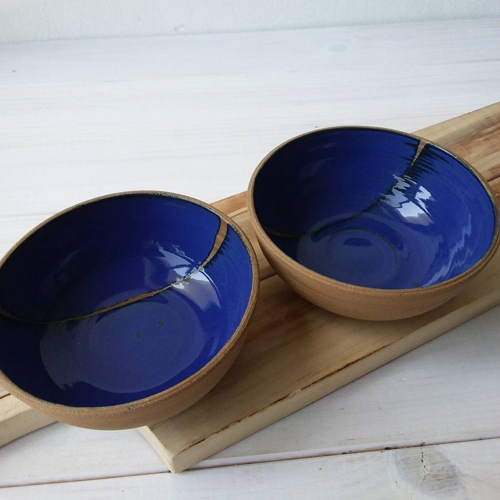 Blue Ceramic Bowl, Blue Pottery Bowl, Blue Pottery, Blue Dip Bowl ...