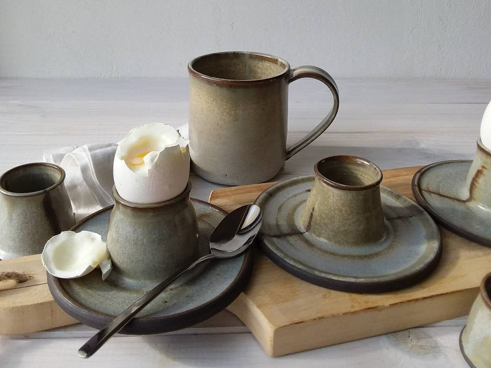 Ceramic Egg Cup Pottery Egg Cup Modern Egg Cup Modern Egg - Etsy