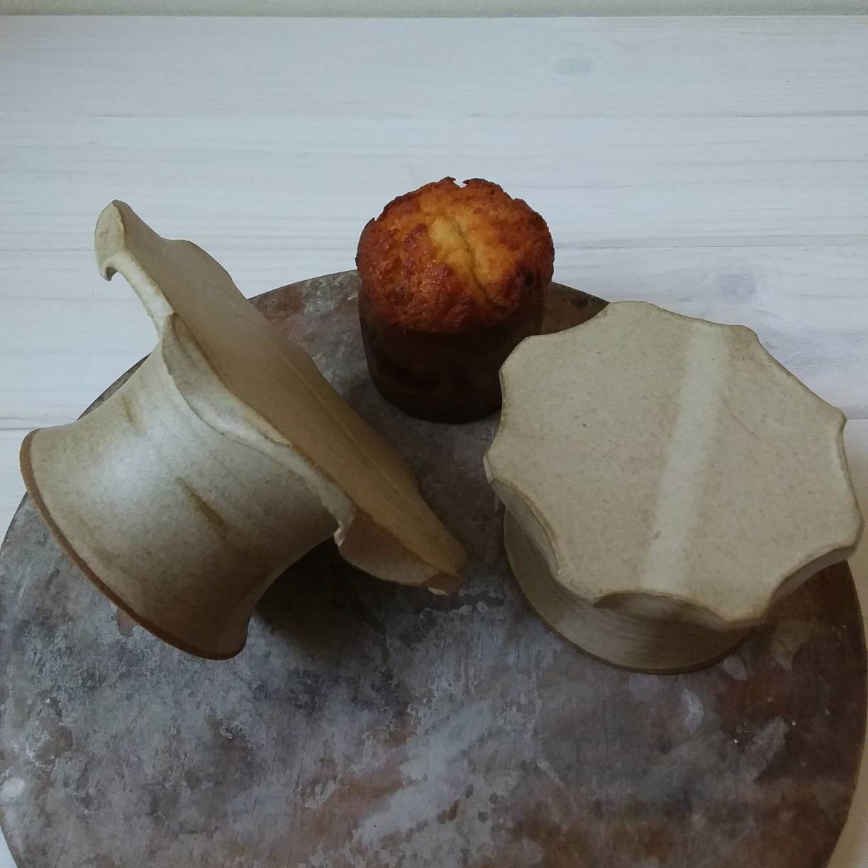 Ceramic Cupcake Stand Pottery Cupcake Stand Small Cake | Etsy