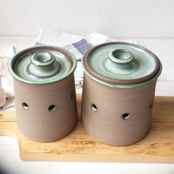 Large Garlic Storage Containers Vented Garlic Storage Container By