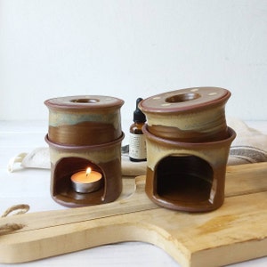 Ceramic Oil Diffuser, Terracotta Essential Oil Burner for the Home or ...