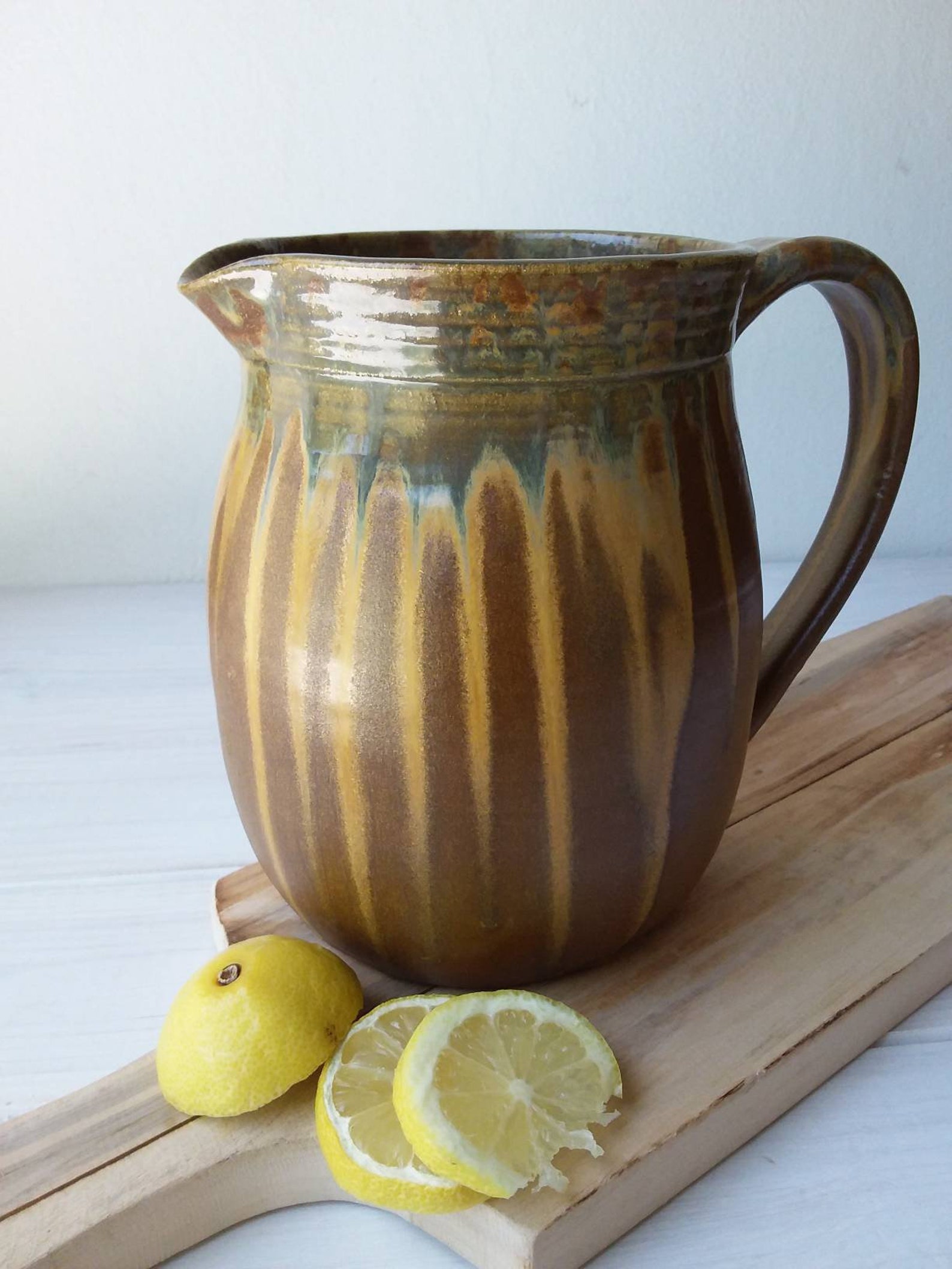 Ceramic Pitcher Pottery Pitcher Ceramic Coffee Jug Pottery - Etsy