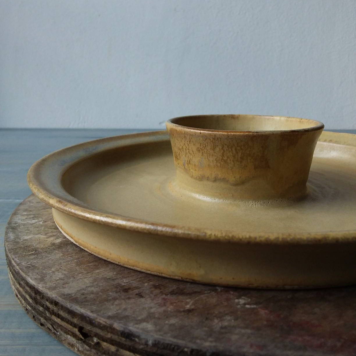 Chip and Dip Platter Dip and Snack Dish Apple and Honey - Etsy