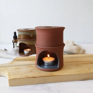 Ceramic Oil Diffuser, Terracotta Essential Oil Burner for the Home or ...
